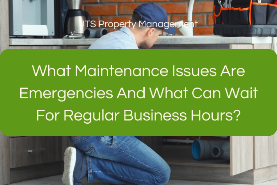 What Maintenance Issues Are Emergencies And What Can Wait For Regular ...